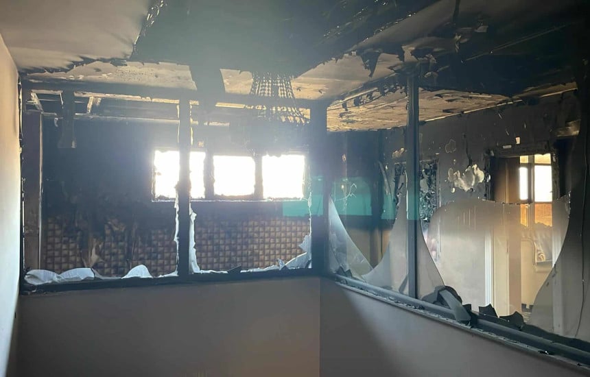 Zjarr në një hotel në Obiliq, pa persona të lënduarSinjali